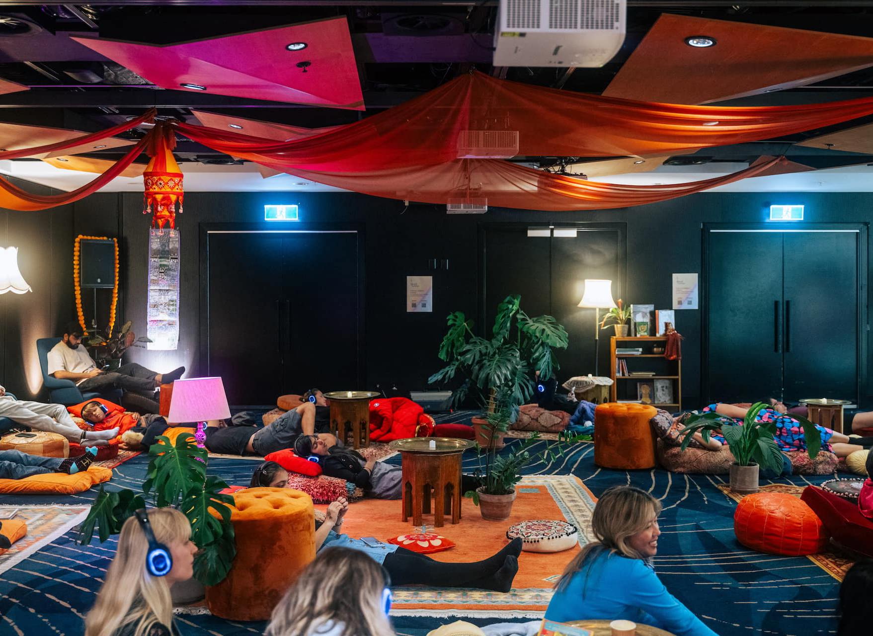 Living Arts chillout space