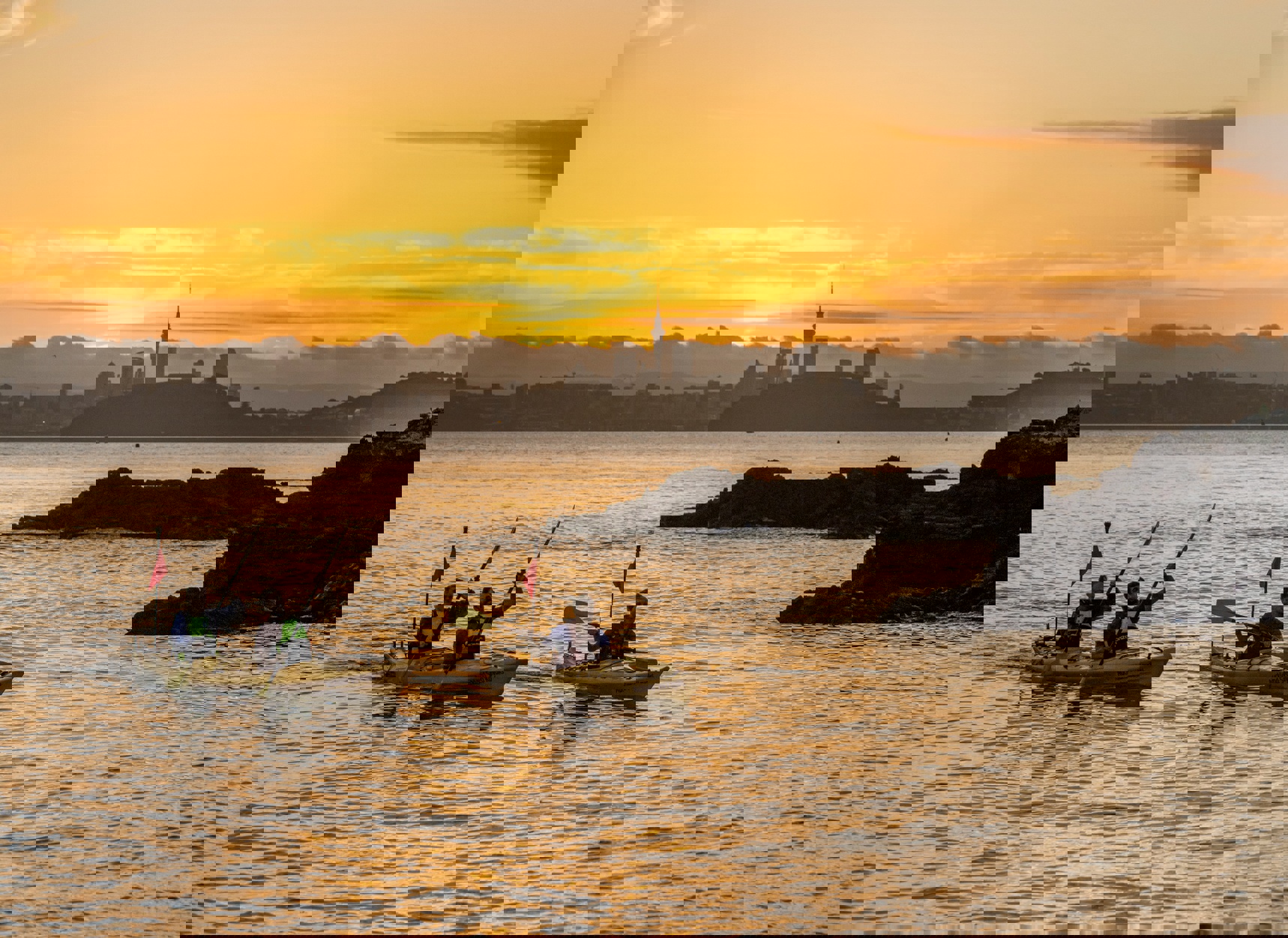 New Year's Eve - Sunset Kayak Tour to Rangitoto Island